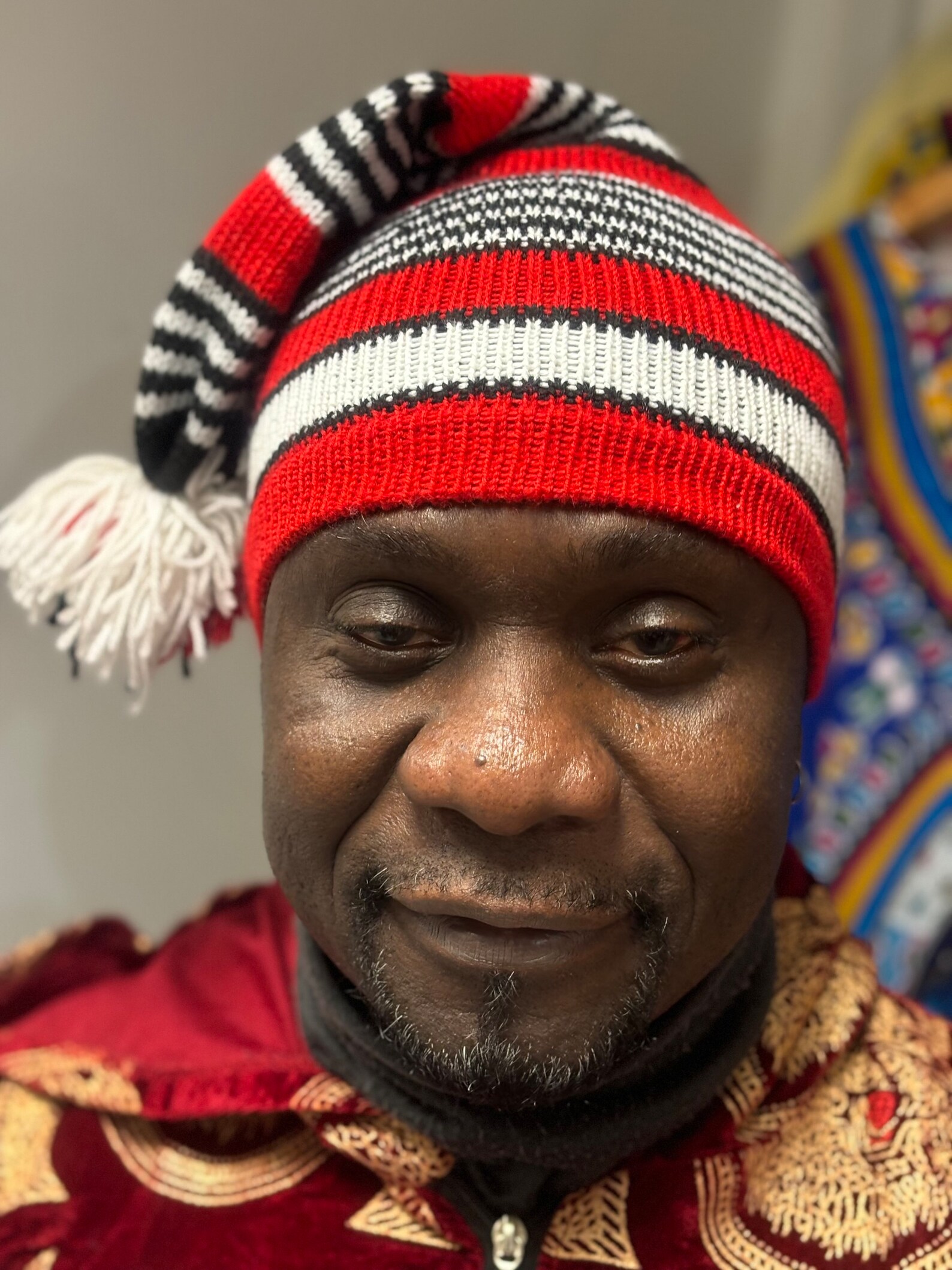 Igbo Nigerian Traditional War Dance Hat Cap. Ohafia Men's Knitted ...