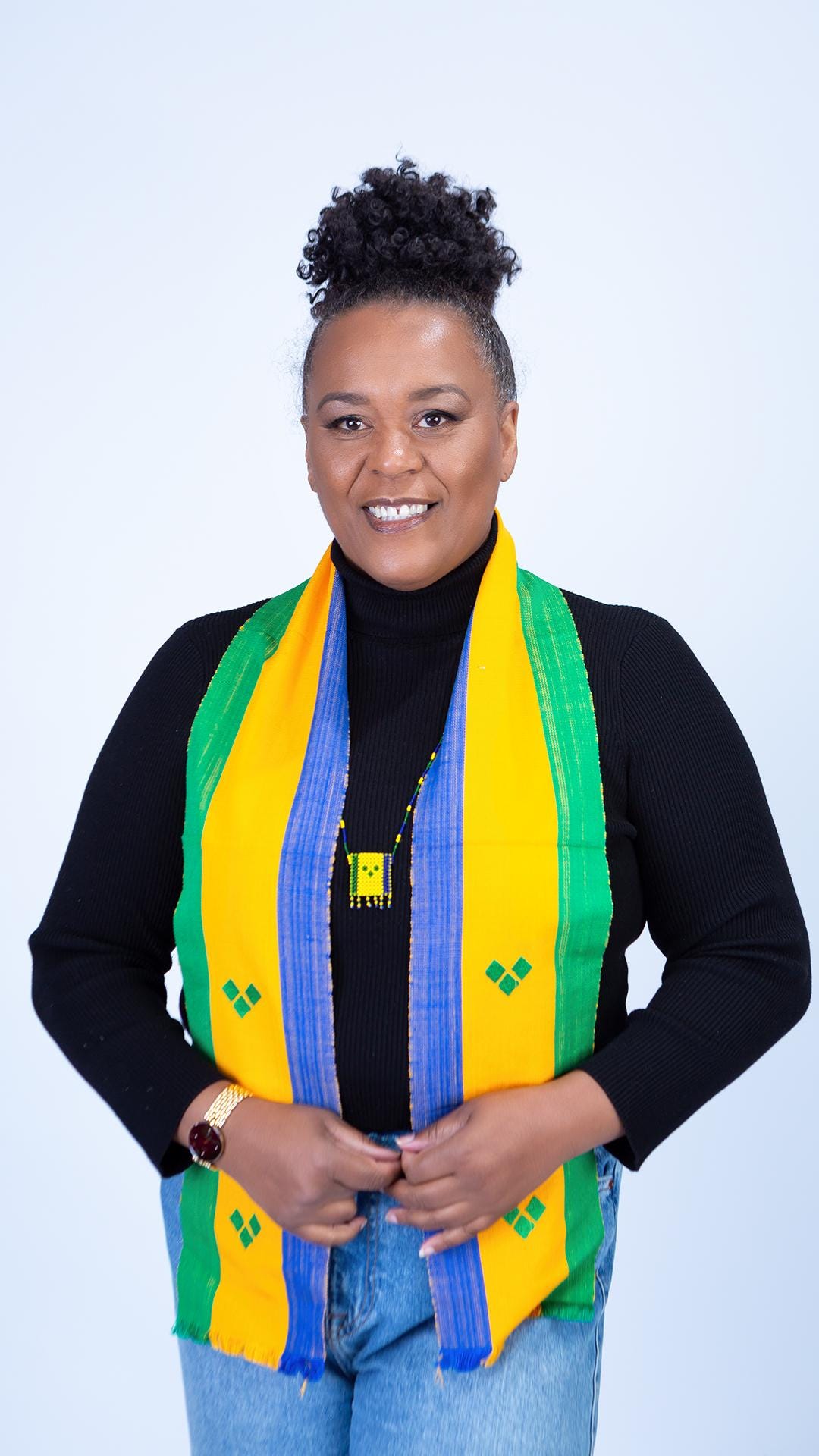 St Vincent Colours Kente Fabric Strip, Kente Mufflers/authentic ...