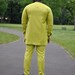 Lime Green African Polished Cotton Suit African Men's Occasion Wear ...