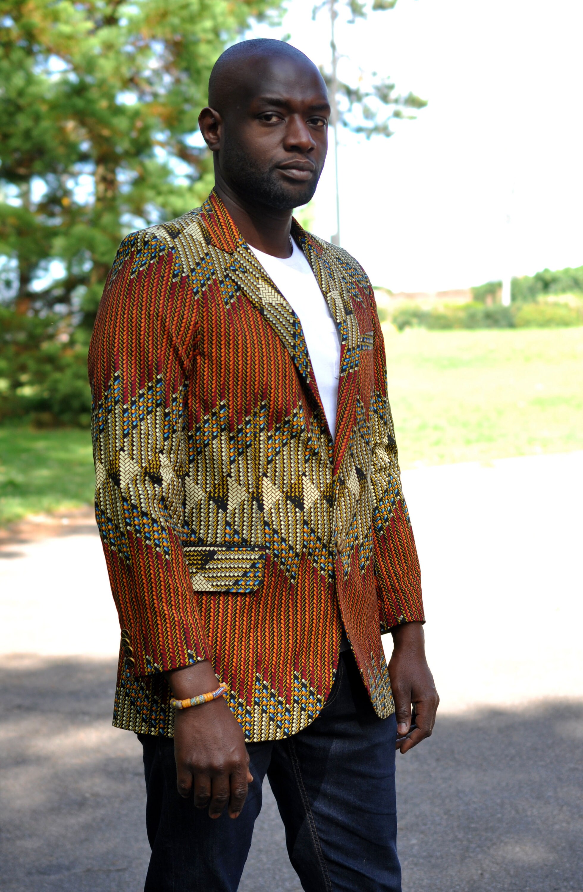 Men's African Print Blazer Mens African Print Jacket | Etsy UK
