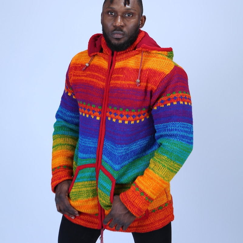Multi Colored Coat - Etsy