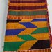 Unisex Colorful Handwoven African Ghanaian Kente Muffler Graduation ...