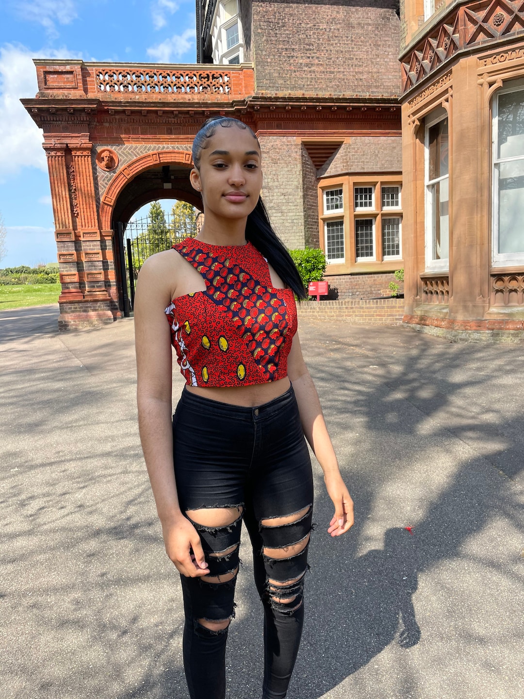 Women African Print Crop Top - Etsy