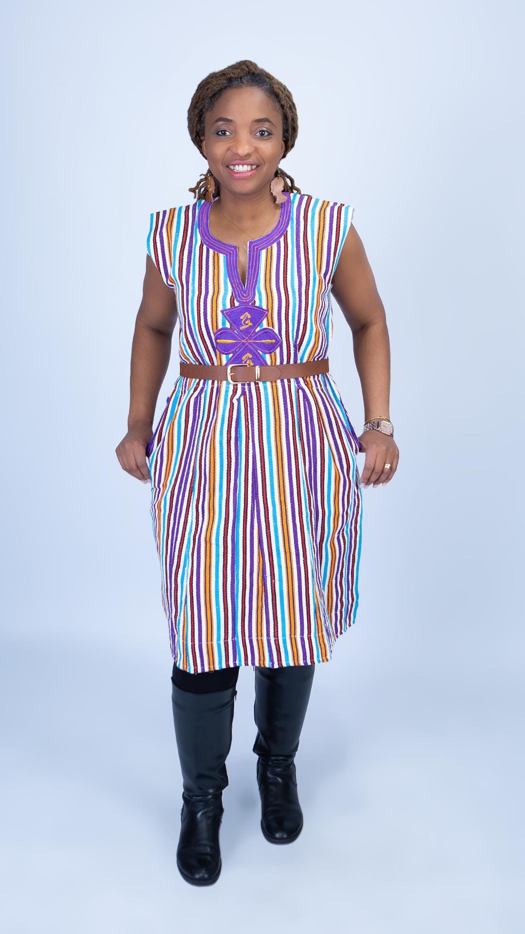 Smock Made in Ghana, Fugu Dress Smock, Handwoven Fugu Batakari ...