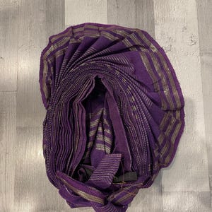Purple Auto Gele/ Elegant African Women Headtie/ Aseoke Gele/ African ...