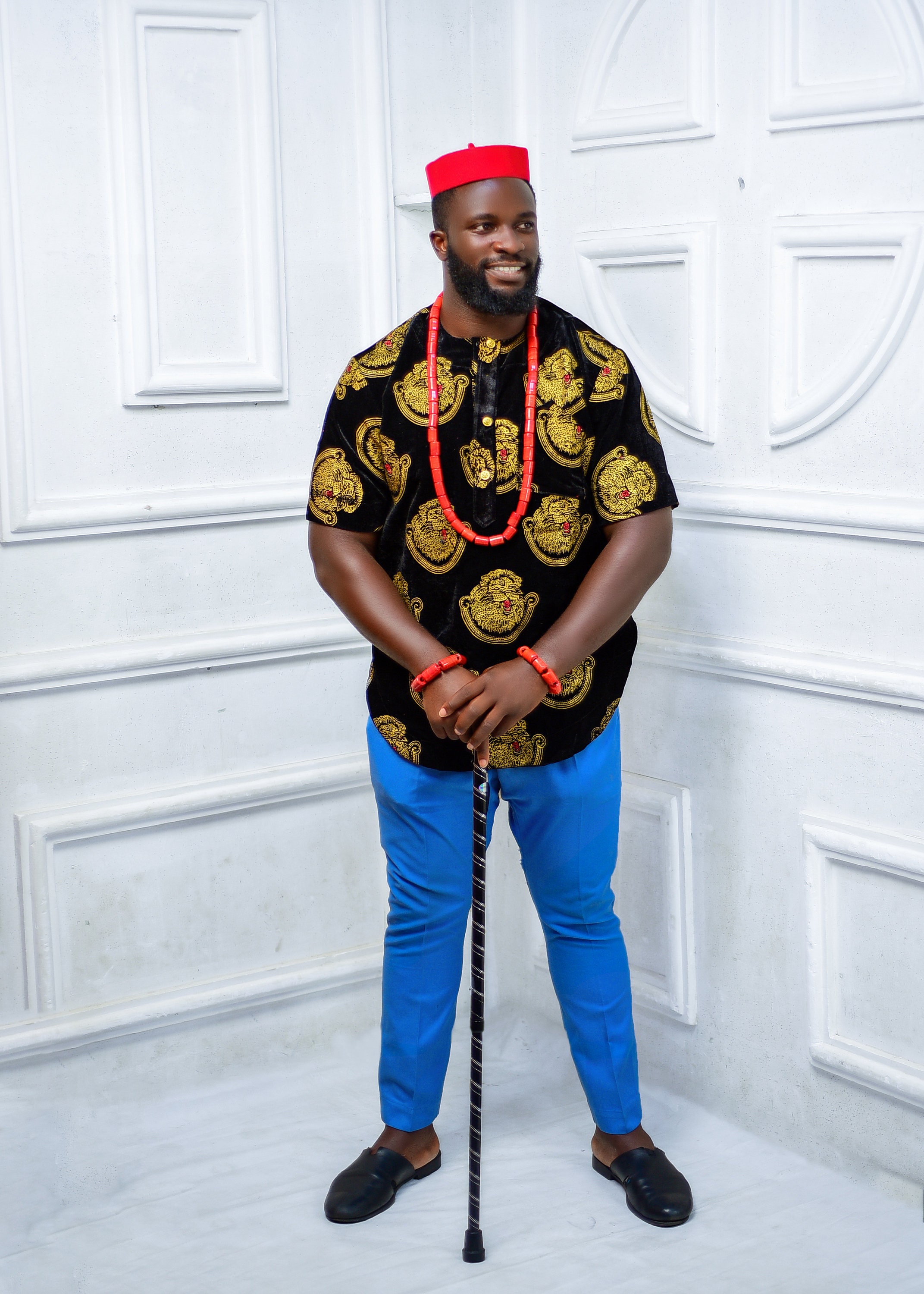 Traditional African Isi Agu Mens African Fashion Shirt - Etsy