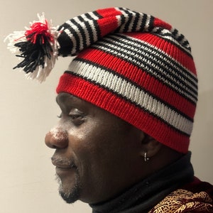 Igbo Nigerian Traditional War Dance Hat Cap. Ohafia Men's Knitted ...