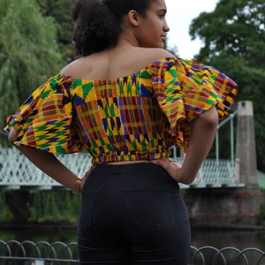 Women African Print Crop Top - Etsy
