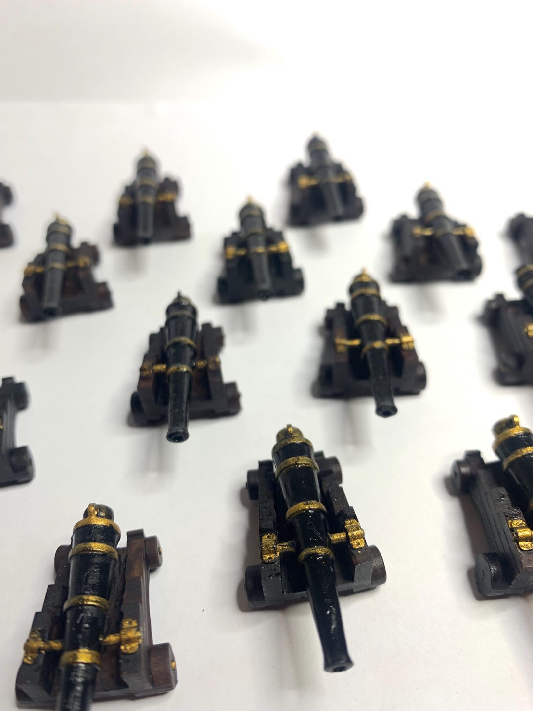 15 Painted Naval Cannons 35x20x15mm - Etsy