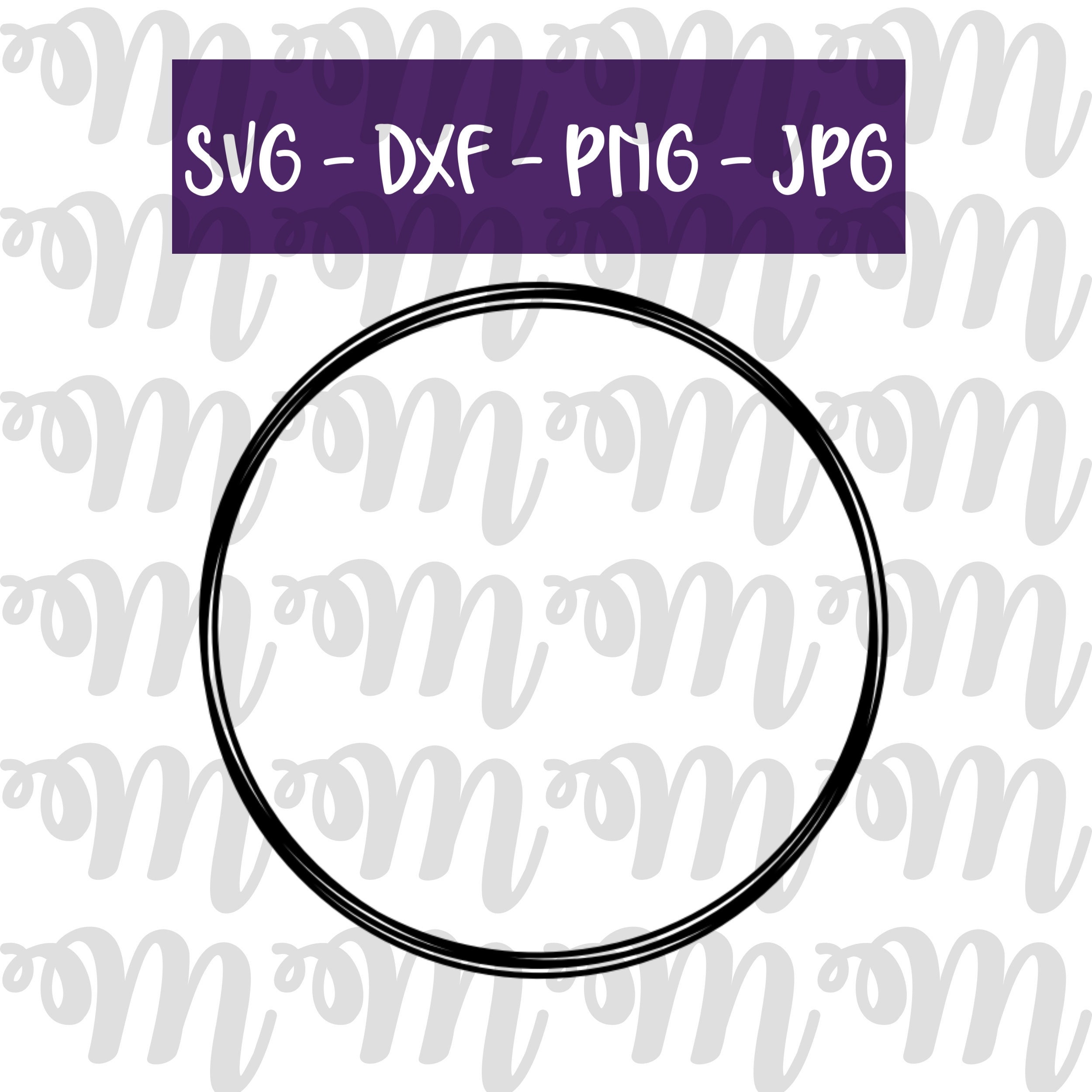 Round Frame SVG File - Cutting File / Digital Die for Electronic ...