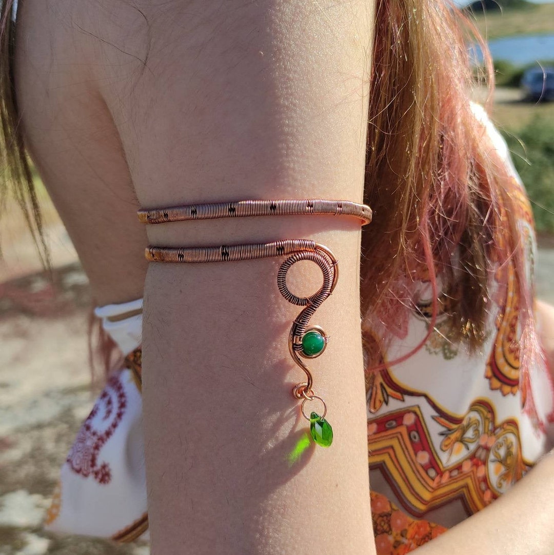 Upper Arm Bracelet For Women Crystal Teardrop Upper Arm Cuff Egyptian Upper Arm Bracelet For