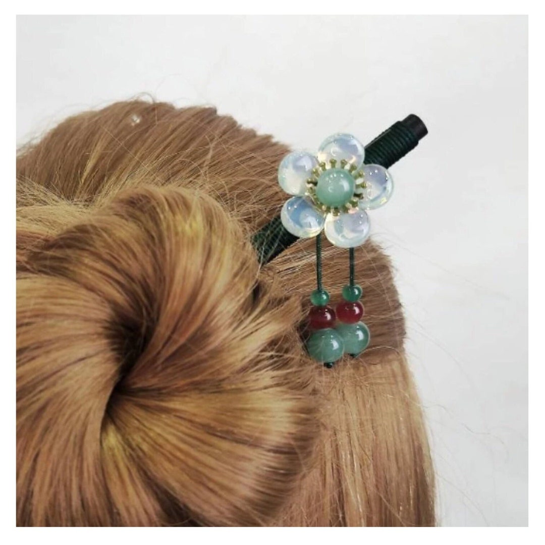 Chinese Traditional Flower Hair Sticks for Long Hair With - Etsy