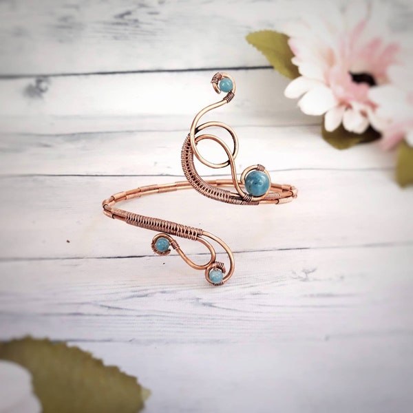 Copper Wire Cuff - Etsy