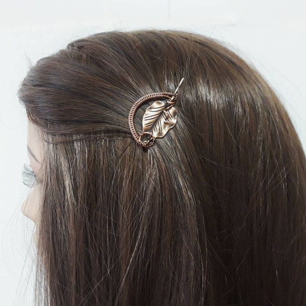 Leaf Hair Clip - Etsy