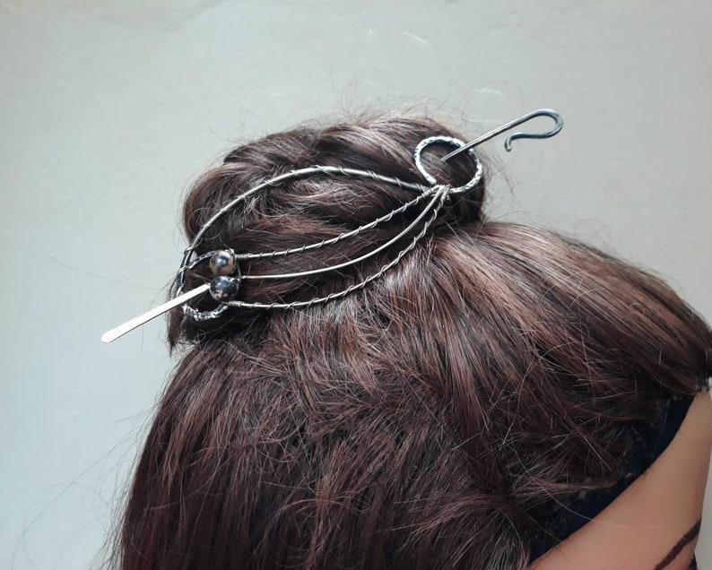 Wire Wrap Hair Clip Hair Slide Copper Hair Sticks Heady Wire - Etsy Denmark