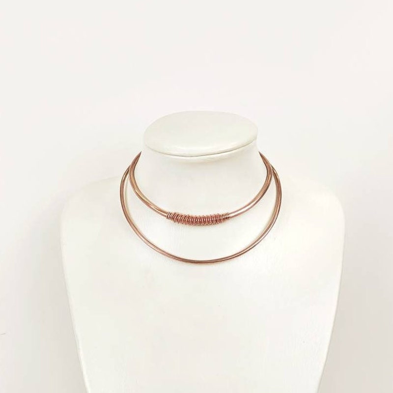 Wire Collar Necklace - Etsy