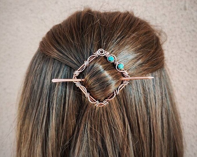 Tiny Hair Clip for Thin or Fine Hair, Small Copper, Brass or Silver ...