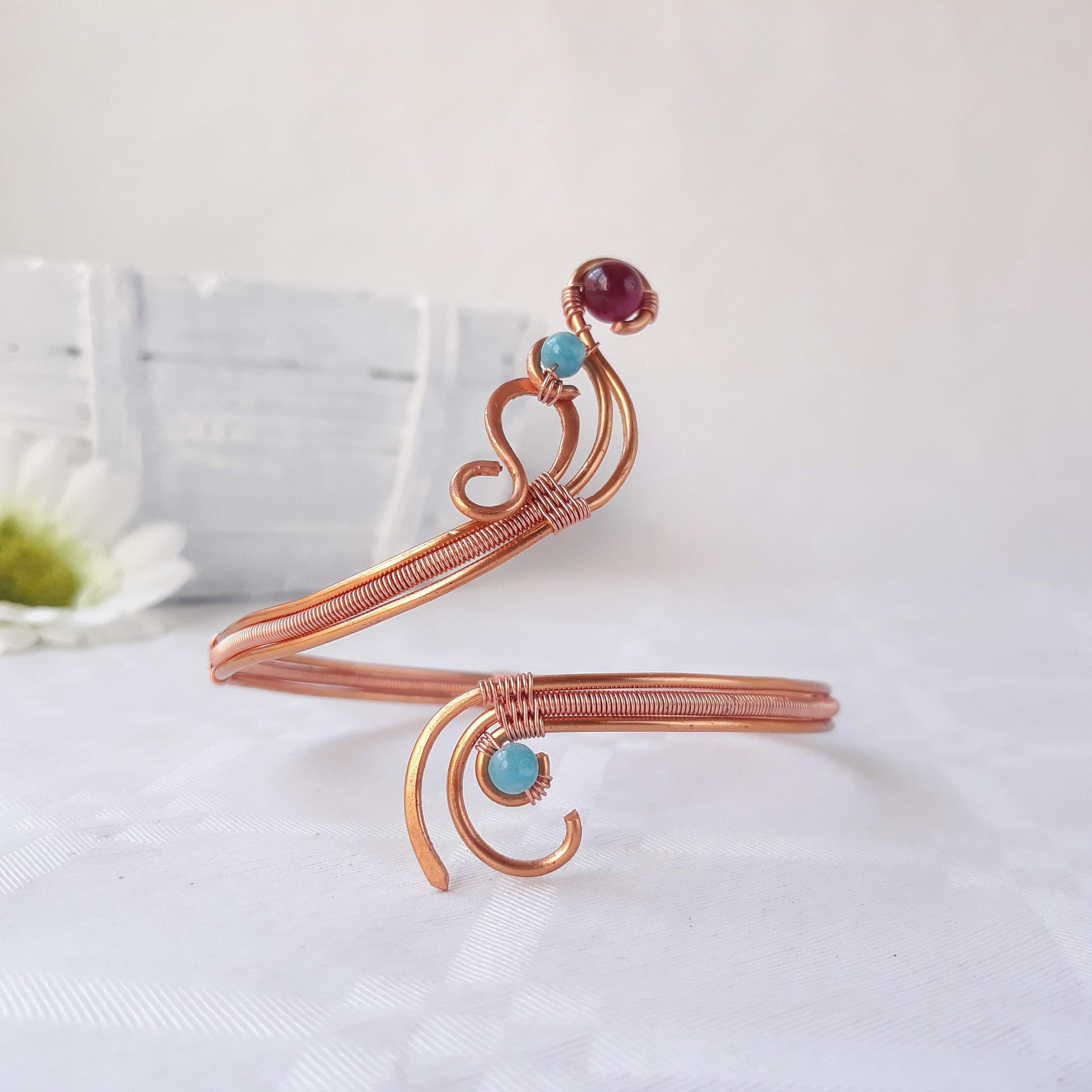 Ancient Greek Upper Arm Cuff Chalcedony Bracelet Unique | Etsy