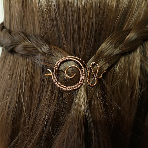 Spiral Hairpin - Etsy