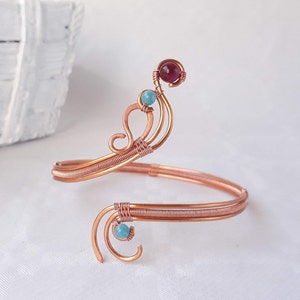 Ancient Greek Upper Arm Cuff Chalcedony Bracelet Unique Gifts Amethyst ...