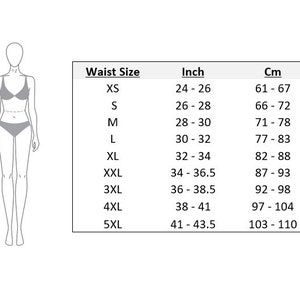 XXS - 5XL Black 3D Pattern Leather Corset, Hourglass Curved Wide Waist ...