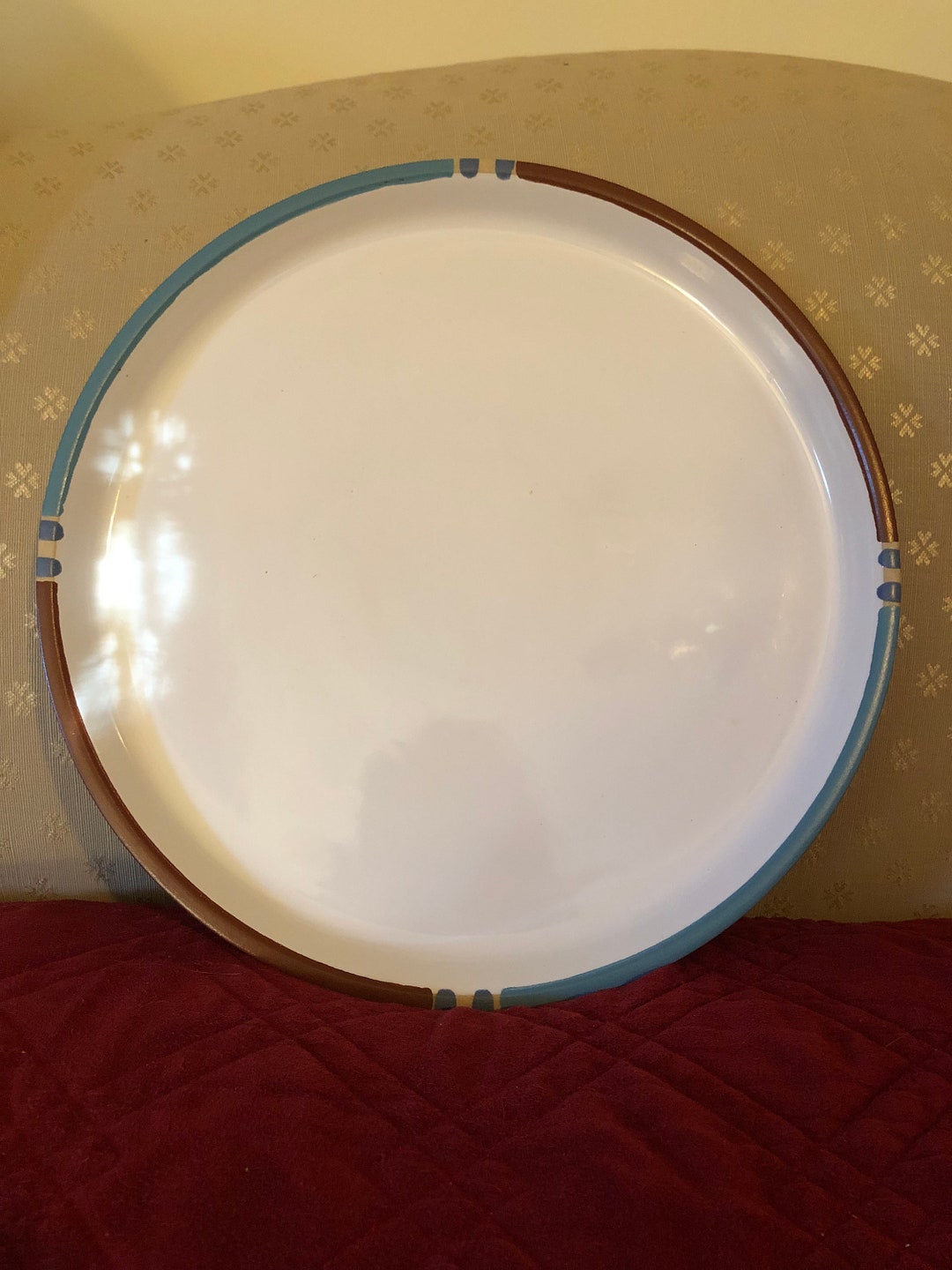 Dansk 13 Platter in Mesa White Sand Pattern - Etsy