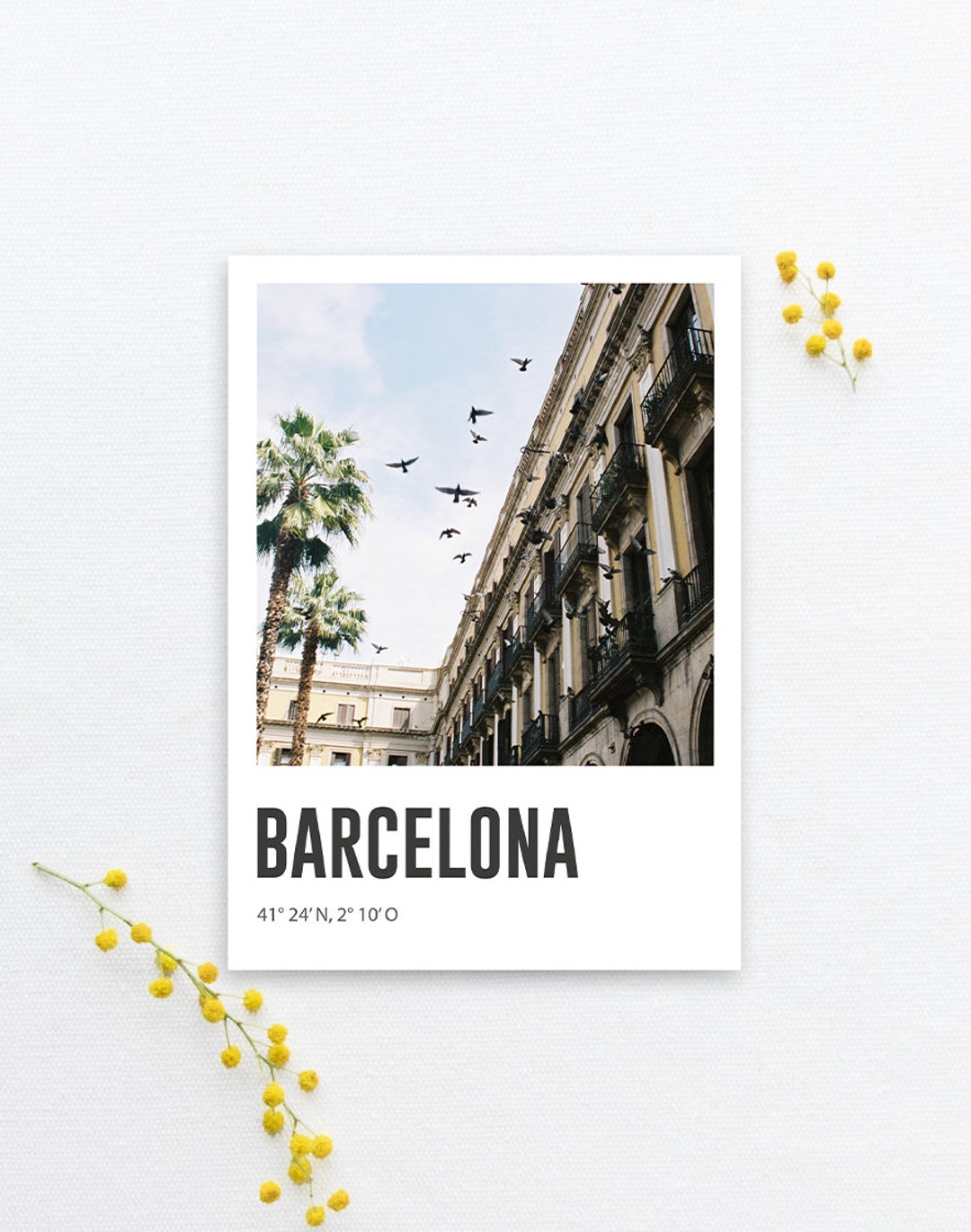 Barcelona Postcard - Etsy