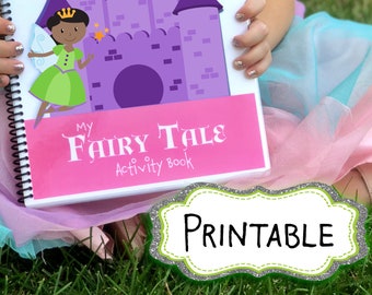 PRINTABLE Princess Fairy Tale Activity Book Girls Gift, Bored Book ...