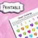 Jewel Challenge Printable Worksheet for Kids PRINCESS- Activity for ...