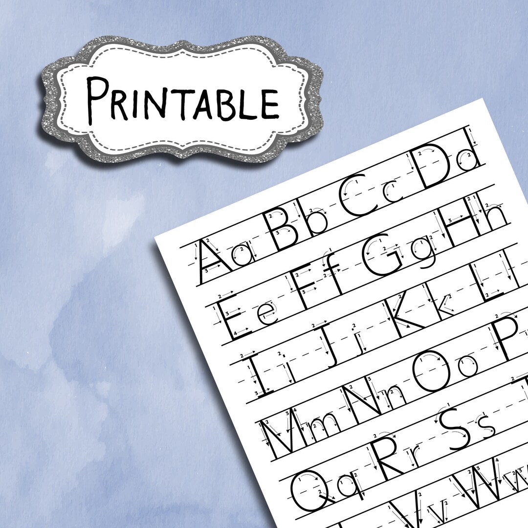 ALPHABET PRACTICE Printable Worksheet for Kids - Activity Book, Busy ...