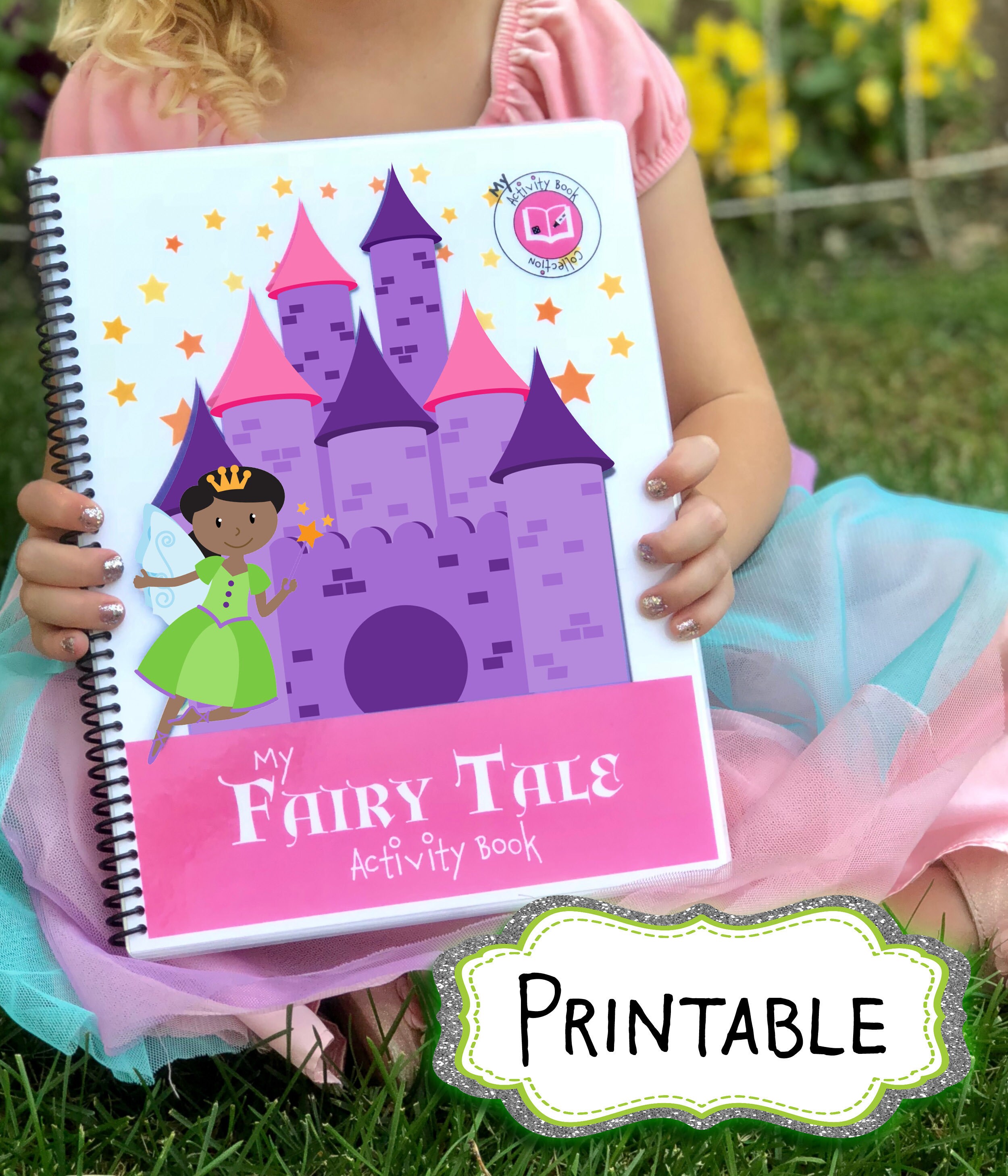 PRINTABLE African American Princess Fairy Tale Activity Book - Quiet ...