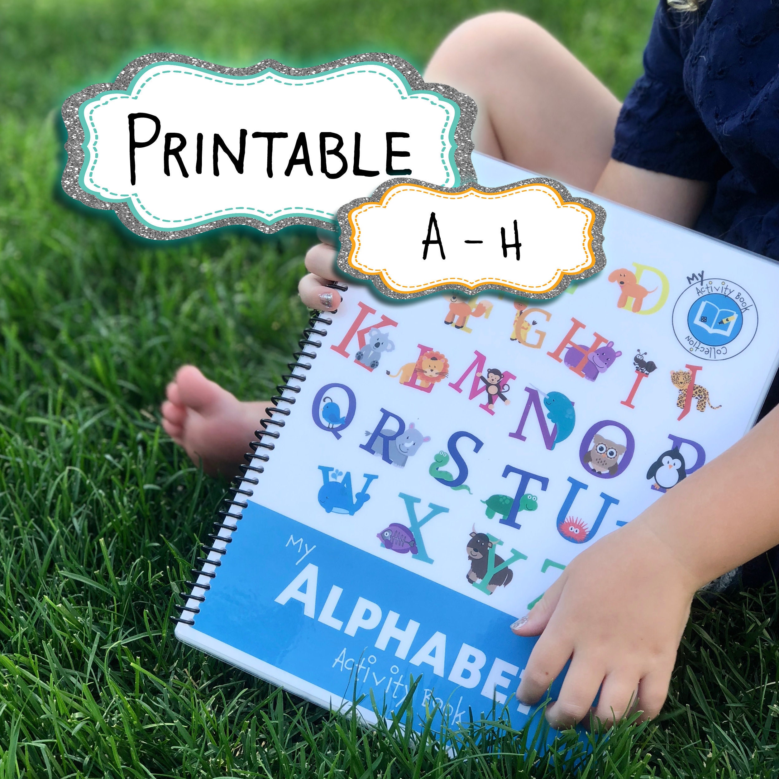 PRINTABLE Alphabet Learning Activity Pages - Letters A-H, Preschool ...