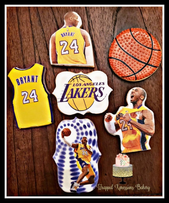 LA Lakers Kobe Bryant Sugar Cookies | Etsy