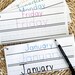 PRE-K & Kindergarten Tracing Cards Months and Days of the - Etsy