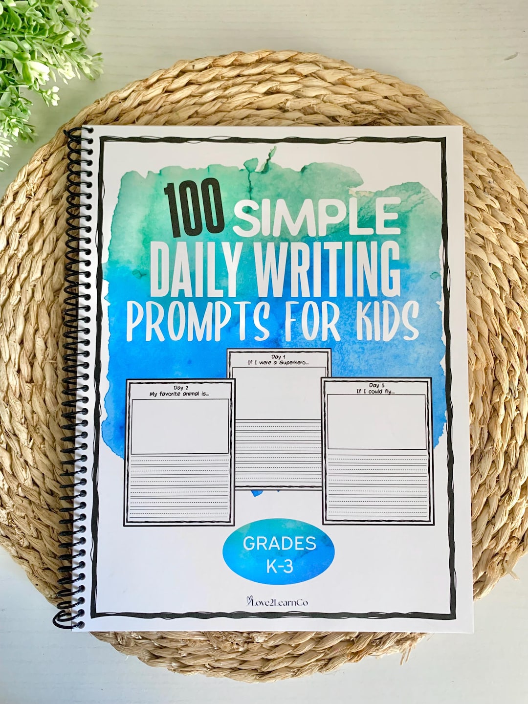 100 Simple Daily Writing Prompts for Kids Homeschool Writing Curriculum ...