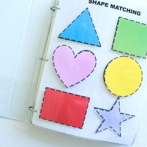PRESCHOOL & TODDLER Learning Binder |preschool Busy Book - Etsy
