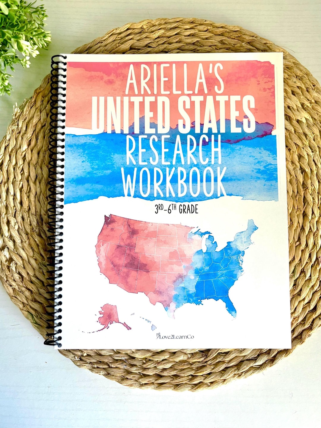 United States Research Workbook for Kids! Learn About All 50 US States ...