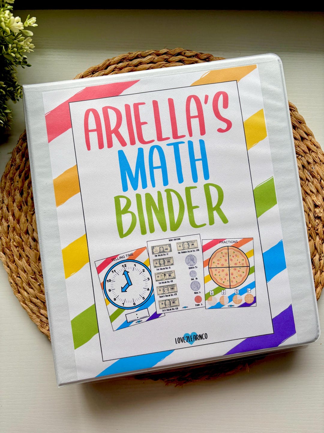 MATH LEARNING BINDER | Math Busy Book Elementary- Time, Skip Counting ...