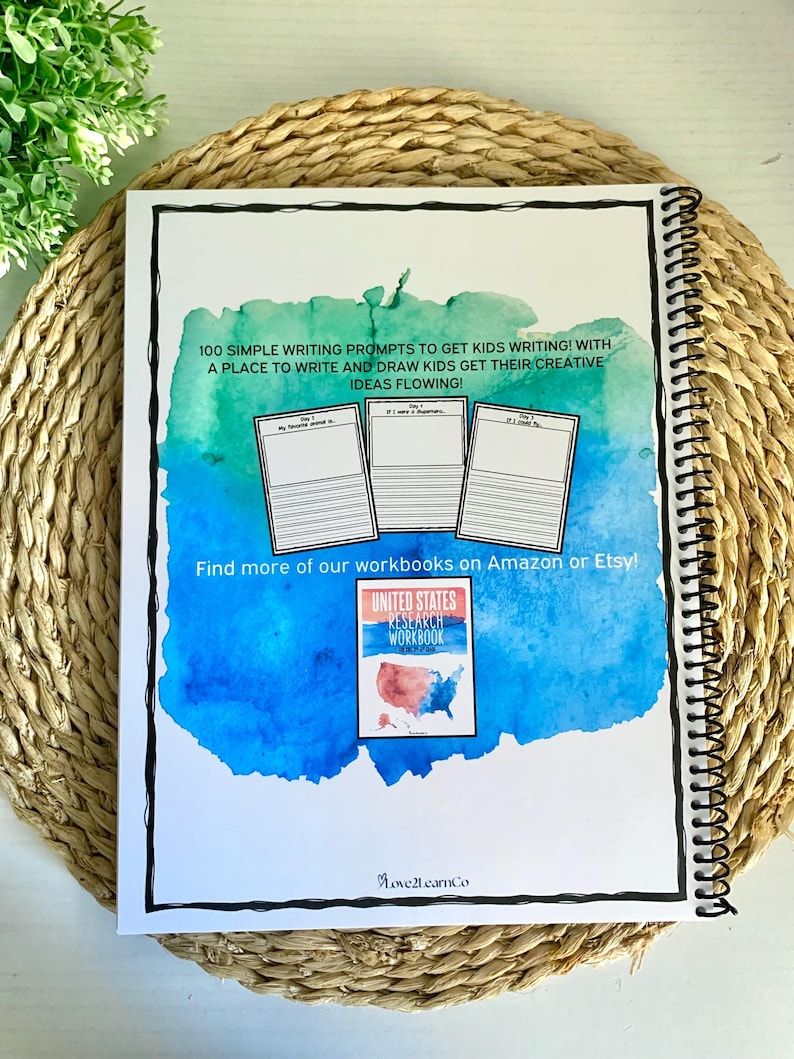 100 Simple Daily Writing Prompts for Kids Homeschool Writing Curriculum ...