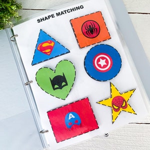 PRESCHOOL LEARNING BINDER, Preschool Busy Binder, Montessori Pre-k Busy ...