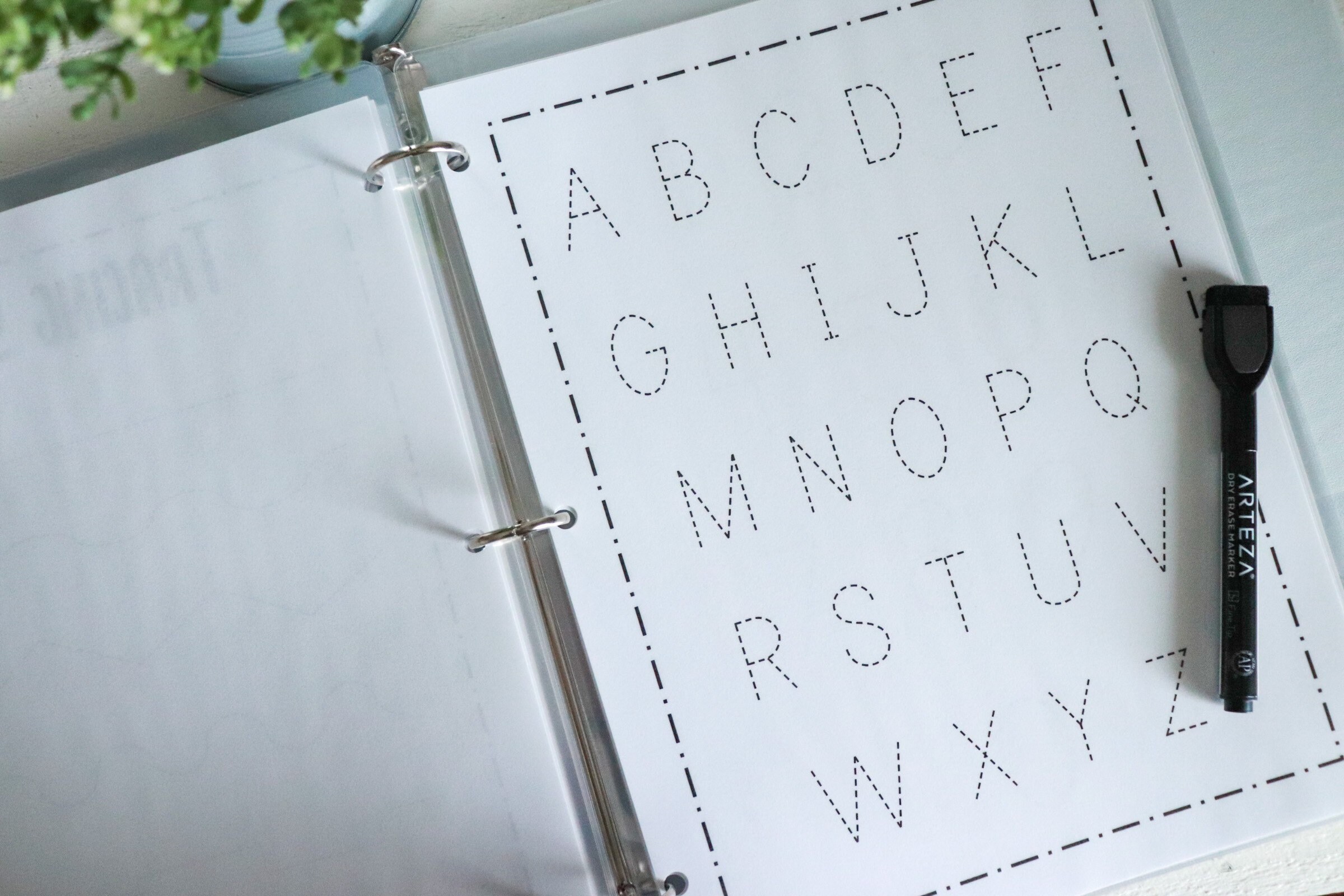 PRESCHOOL & TODDLER Learning Binder With Personalized Name Building ...