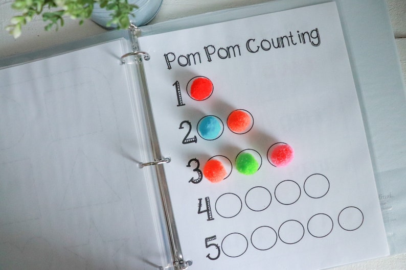 PRESCHOOL & TODDLER Learning Binder - Etsy