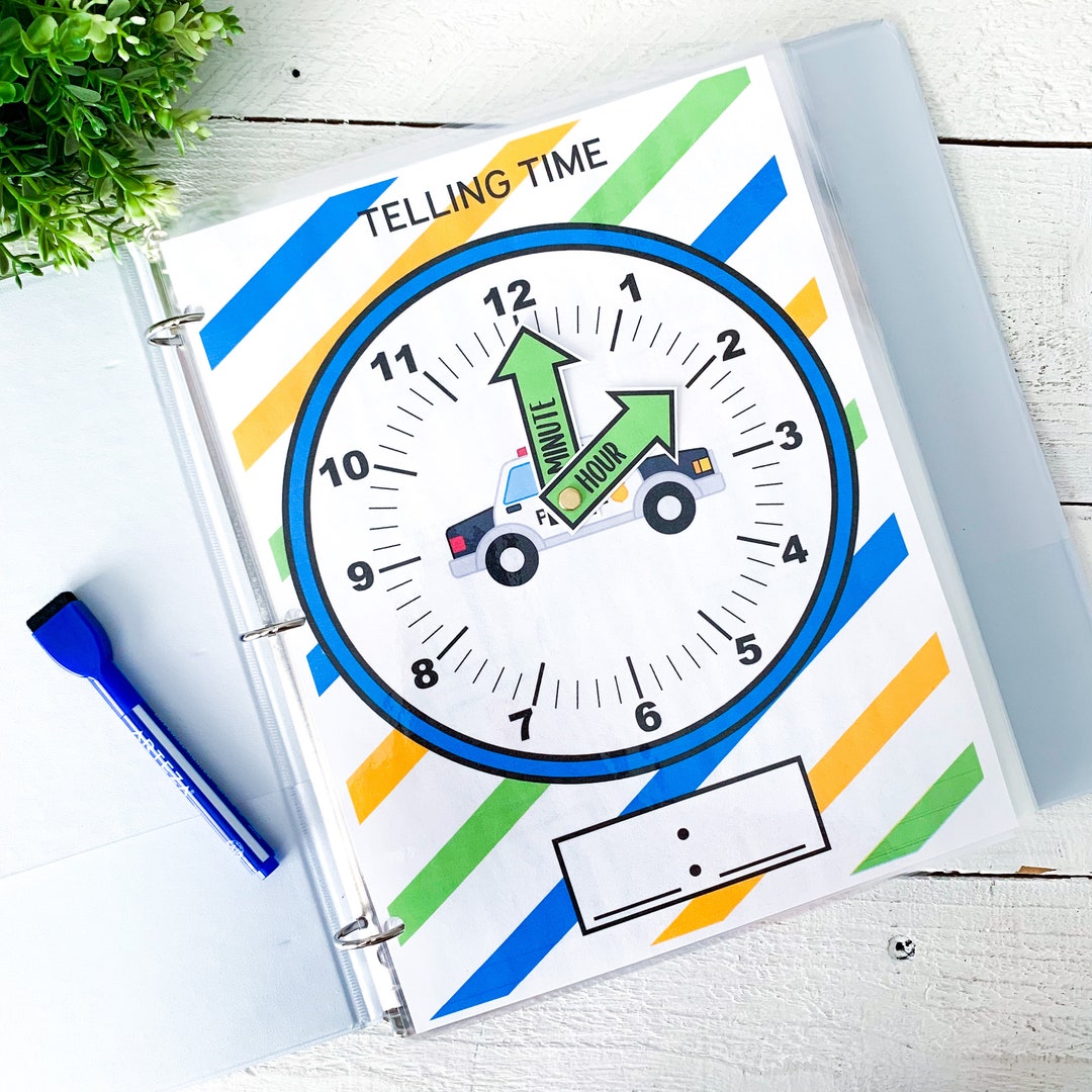 1ST GRADE Learning Binder Velcro Busy Book - Etsy