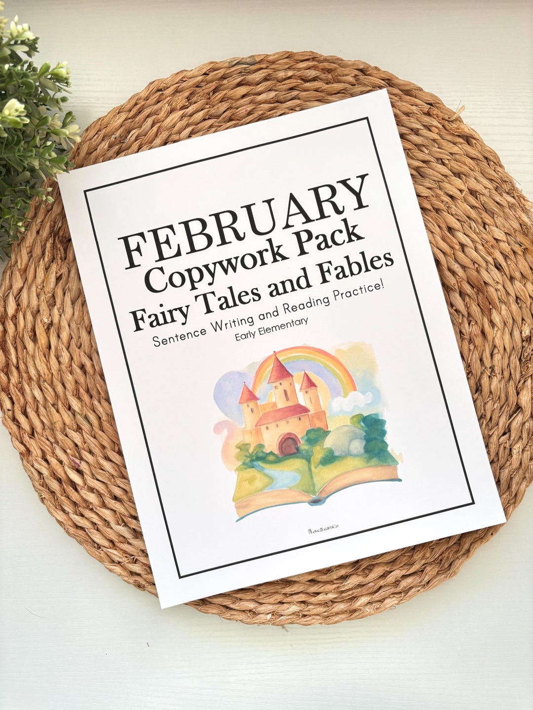 February Copywork Pack | Fairy Tales and Fables Copywork Sentence and ...