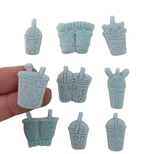 BUBBLE TEA Mini Boba Milk Tea Soaps Cute Mini Single Use Soap Set ...