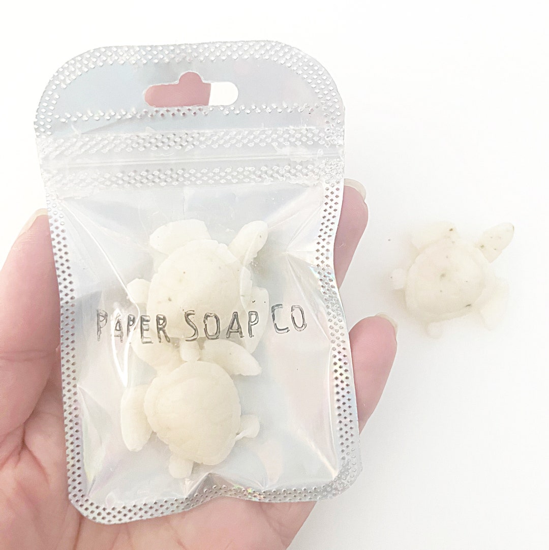 TURTLE SOAP PACKS Mini Sea Turtle Soap Set Packages of Two Sealed ...