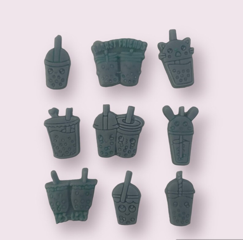 BUBBLE TEA Mini Boba Milk Tea Soaps Cute Mini Single Use Soap Set ...
