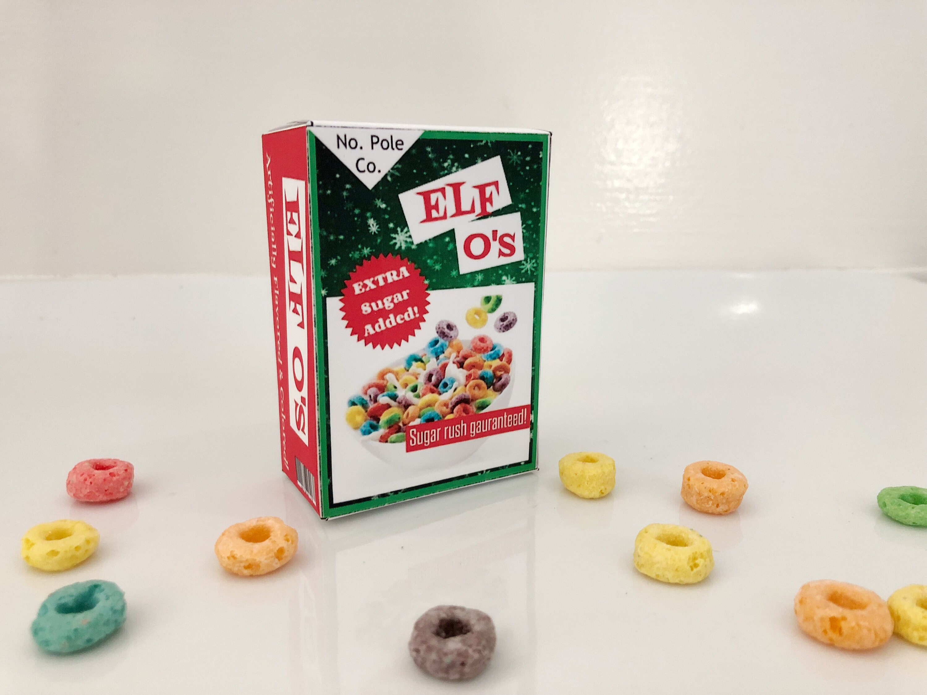 Elf Sized Cereal Box Template - Etsy