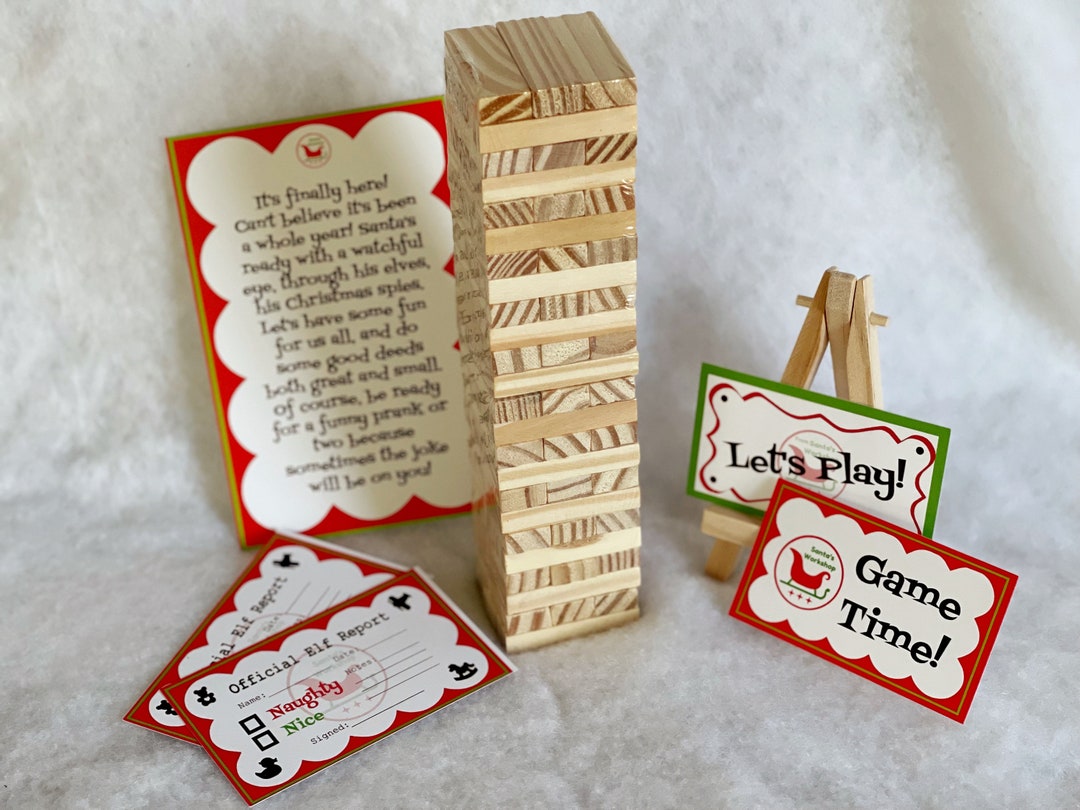 Elf Stacking Game: Deluxe Arrival Accessory Kit - Etsy