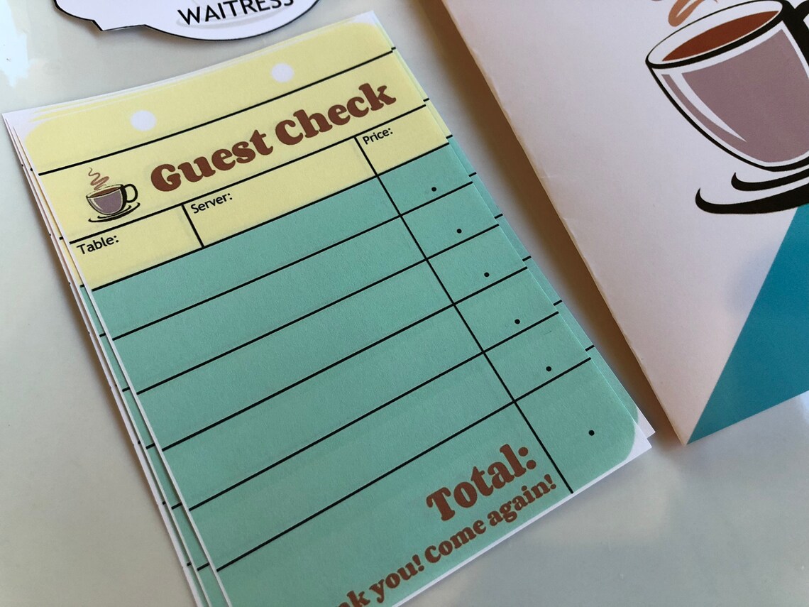 Play Restaurant Printable Coffee Shop - Etsy